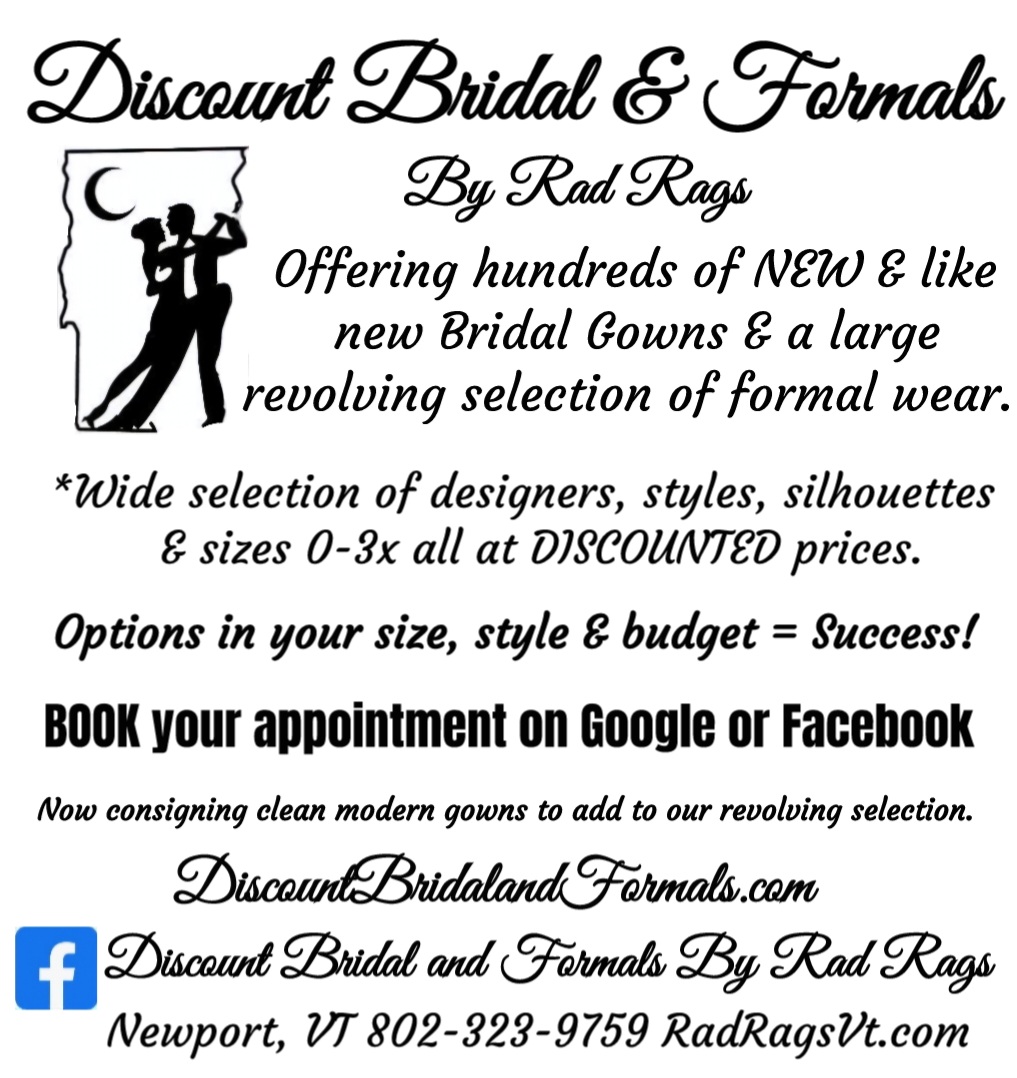 Discount Bridal and Formals by Rad Rags - Discover Newport Vermont